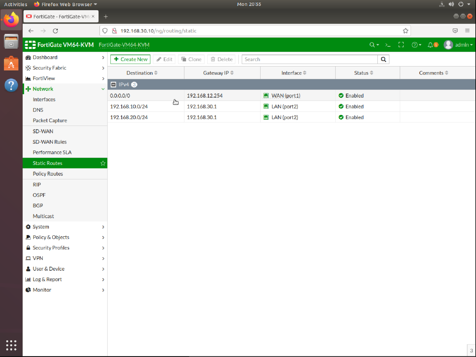 How To Setup Fortigate Firewall With Cisco Core Switches Configured
