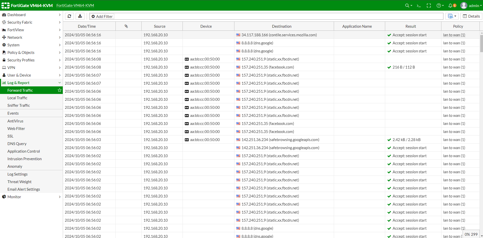 Syslog Integration With Fortigate Firewall - Baris Kaan Yuksel